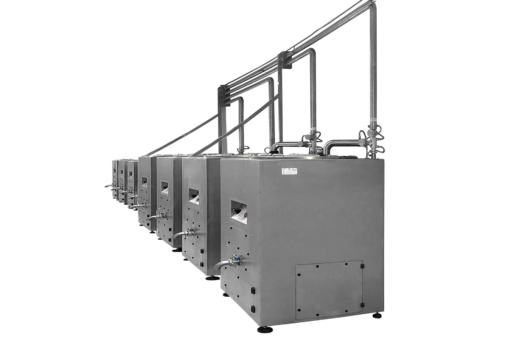 BETEC double-jacketed stainless steel pipes